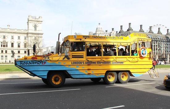 Duck Tours Dukw Central London Britain Editorial Stock Photo - Stock ...