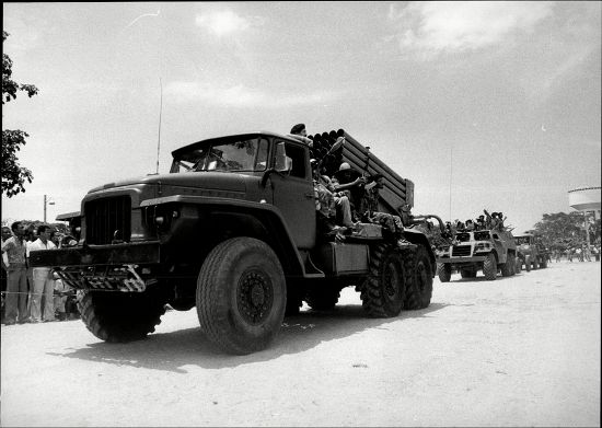 Angola Civil War 1976 Fapla Russian Editorial Stock Photo - Stock Image ...