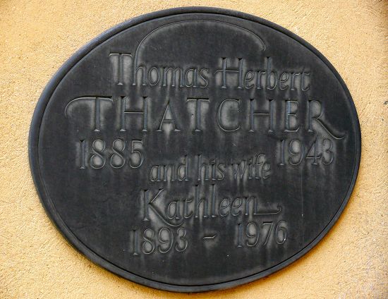 Memorial Thomas Herbert Thatcher St Marys Editorial Stock Photo - Stock ...