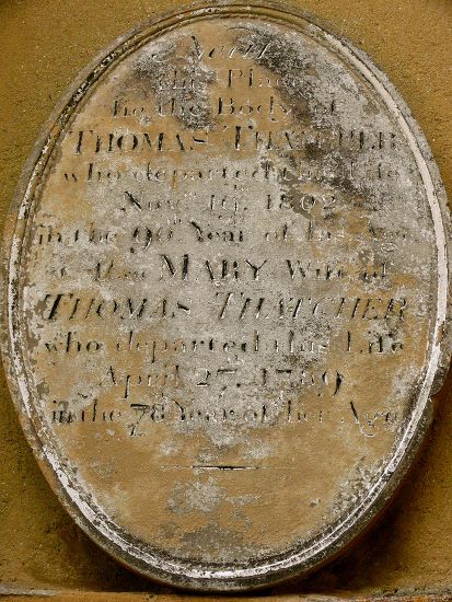 Memorial Thomas Thatcher St Marys Church Editorial Stock Photo - Stock ...