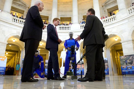 John Mccain Prince Harry Halo Trust Editorial Stock Photo - Stock Image ...