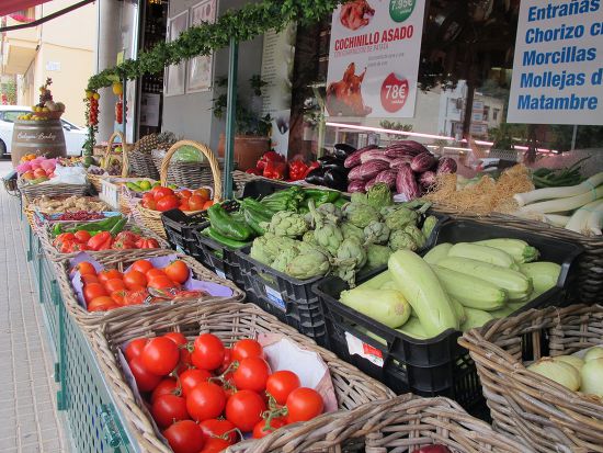 Fruit Vegetable Store Pollensa Editorial Stock Photo - Stock Image ...