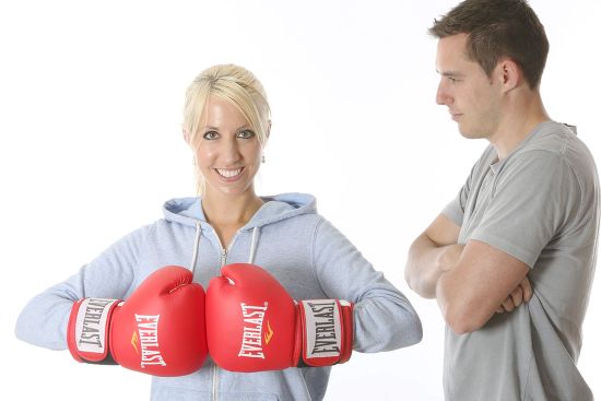 Model Released Young Couple Boxing Editorial Stock Photo - Stock Image ...
