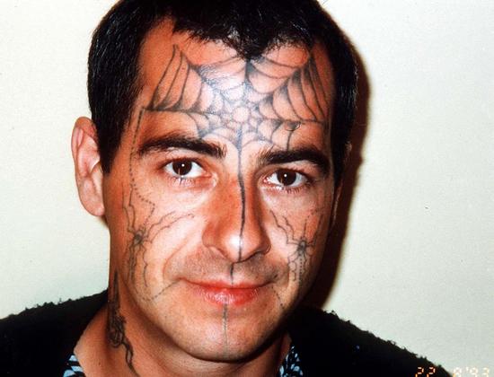 Mike Regola Spider Web Tattooed On Editorial Stock Photo - Stock Image ...