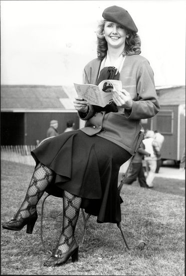 Racehorse Trainer Former Jockey Geraldine Rees Editorial Stock Photo ...