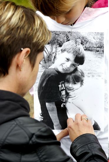 Photograph Murdered Children Mathew Carla Stevenson Editorial Stock ...