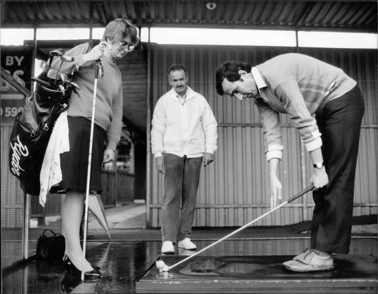 Blind Golfer Ron Tomlinson Wife Stephanie Editorial Stock Photo - Stock ...
