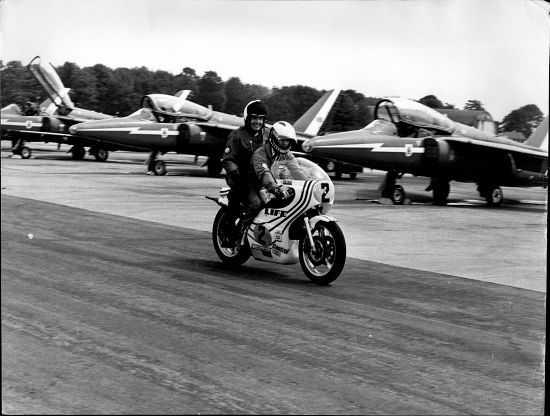 Motorcycle Racing Driver Phil Read Visits Editorial Stock Photo - Stock ...