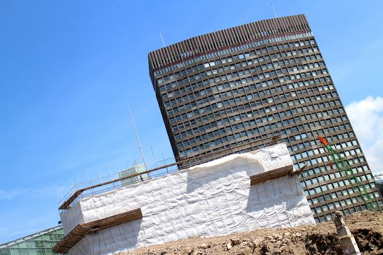 Office Redevelopment Victoria London England Britain Editorial Stock ...