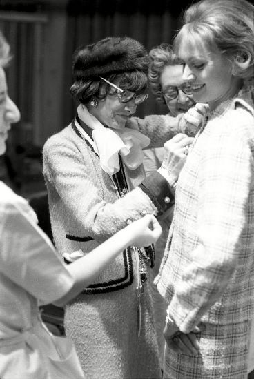Coco Chanel Making Alterations Models Jacket Editorial Stock Photo ...