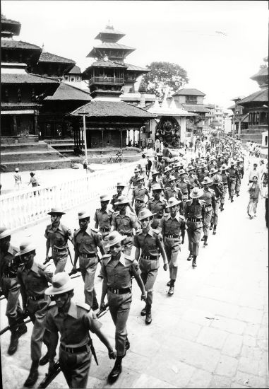 Gurkha Soldiers Katmandhu Editorial Stock Photo - Stock Image ...