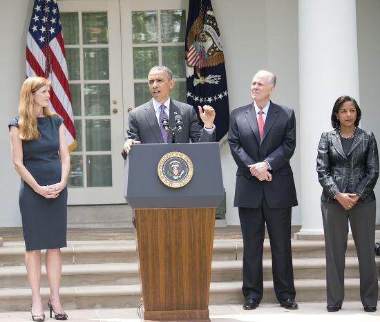 Samantha Powers Barack Obama Tom Donilon Editorial Stock Photo - Stock ...