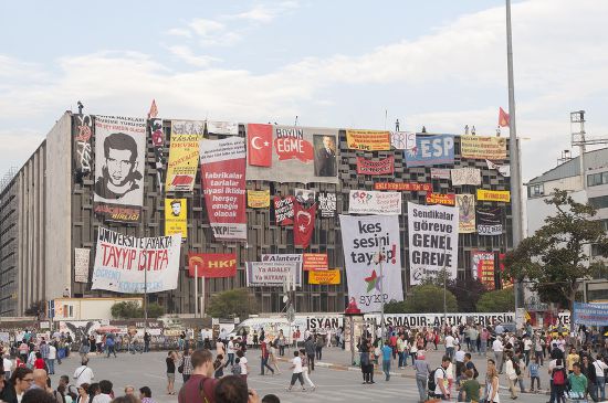 Ataturk Cultural Center Akm Taksim Square Editorial Stock Photo - Stock ...