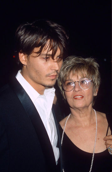Johnny Depp His Mother Betty Sue Editorial Stock Photo - Stock Image ...