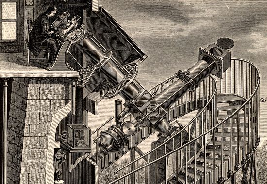 Equatorial Coude Refracting Telescope Paris Observatory Editorial Stock ...