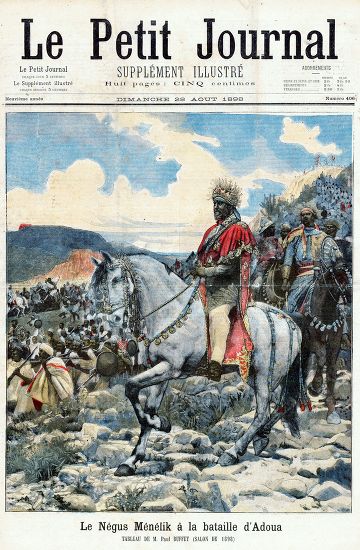 Menelik Ii 18441913 King Negus Ethiopia Editorial Stock Photo - Stock ...