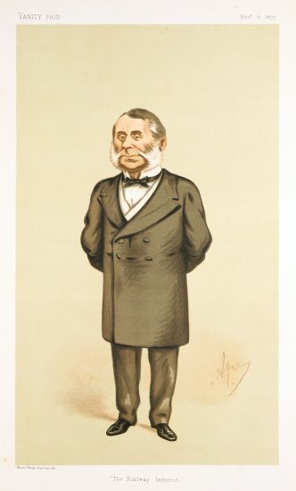 Edward William Watkin 18191901 English Railway Editorial Stock Photo ...