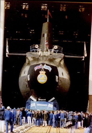 Hms Vanguard Royal Navy Submarine Barrow Editorial Stock Photo - Stock ...