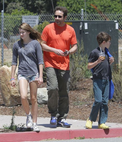David Duchovny Kyd Miller Duchovny Madelaine Editorial Stock Photo ...