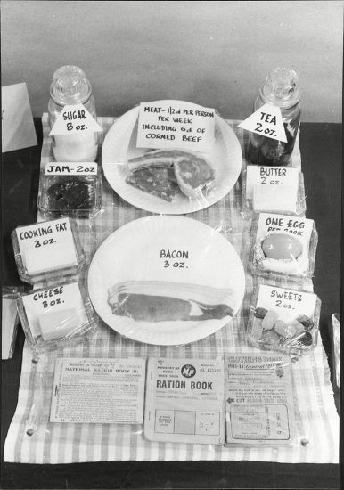 Weeks Wartime Rations Editorial Stock Photo - Stock Image | Shutterstock