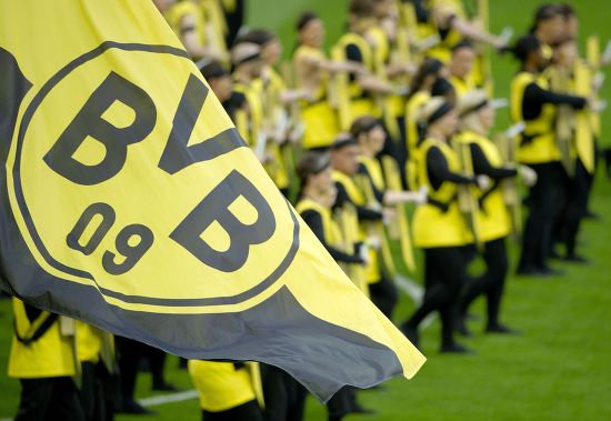 Borussia Dortmund Flag Flies Part Opening Editorial Stock Photo - Stock ...