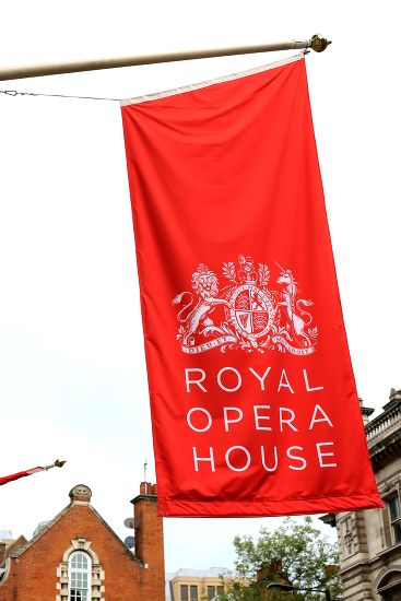Royal Opera House Sign Boards London Editorial Stock Photo - Stock ...