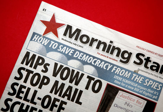 Morning Star Newspaper London Britain Editorial Stock Photo - Stock ...