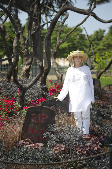 Susan Hampshire Ashes Ashes Conceptual Garden Editorial Stock Photo ...