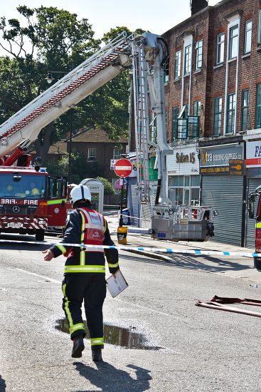 Firefighters Scene Editorial Stock Photo - Stock Image | Shutterstock