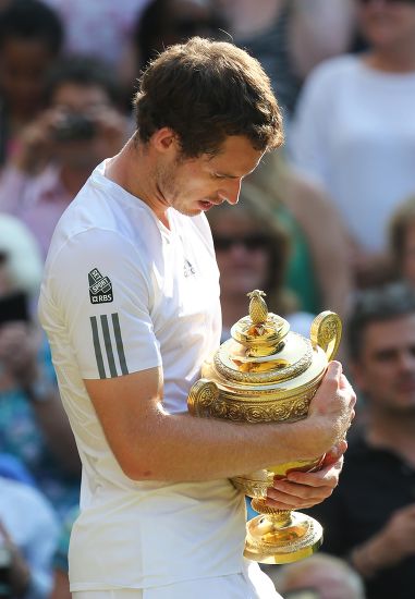 Andy Murray Trophy After Winning Mens Editorial Stock Photo - Stock ...