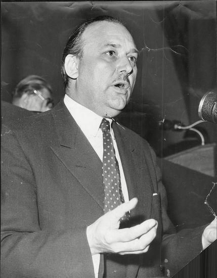 Lord Alfred Robens Blackpool Conference Alfred Editorial Stock Photo ...