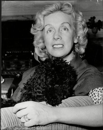 Lady Eva Robens Wife Lord Alfred Editorial Stock Photo - Stock Image ...