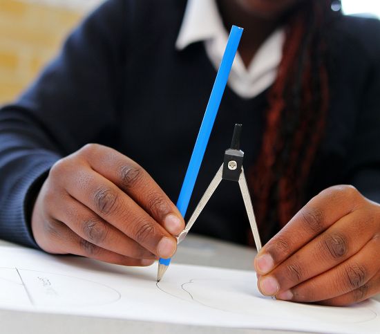 School Children Maths Compass Editorial Stock Photo - Stock Image ...