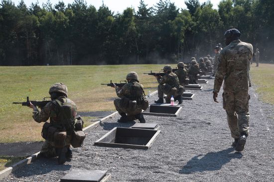 Female Recruits Initial Training Group Army Editorial Stock Photo ...