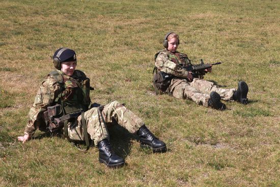 Female Recruits Initial Training Group Army Editorial Stock Photo ...