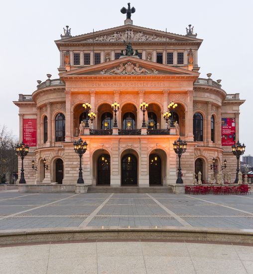 Classical Building Alte Oper Old Opera Editorial Stock Photo - Stock ...
