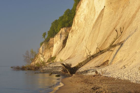 Steep Coast Chalk Cliffs Jasmund National Editorial Stock Photo - Stock ...