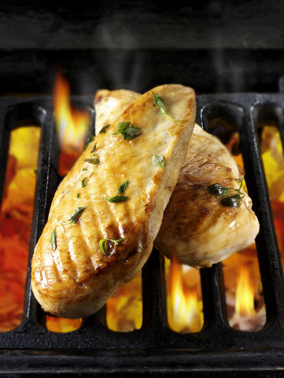 Chicken Fillets On Bbq Editorial Stock Photo - Stock Image | Shutterstock
