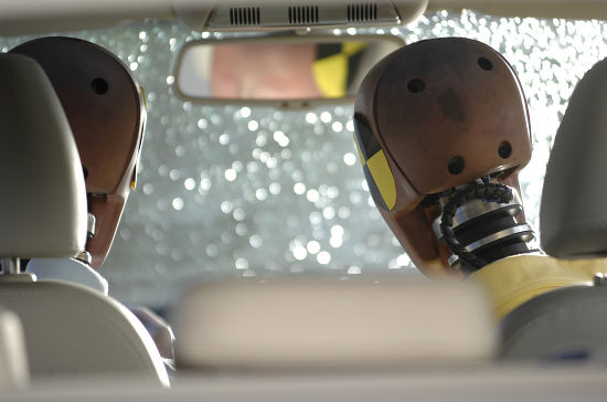 Crash Test Dummies Car Rear View Editorial Stock Photo - Stock Image ...