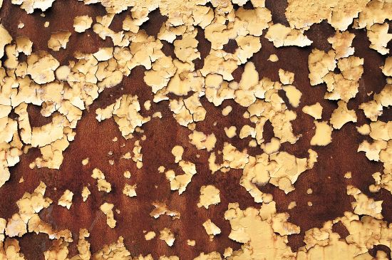 Texture Metal Flaking Paint Rust Editorial Stock Photo - Stock Image ...