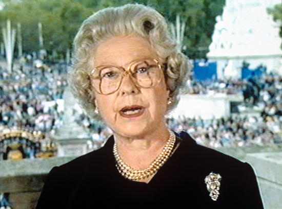 Queen Elizabeth Ii Speaking Nation Editorial Stock Photo - Stock Image ...