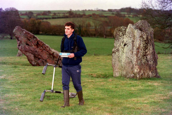 Neil Linford English Heritage Magnetometer Machine Editorial Stock ...