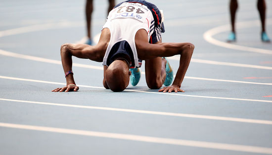 Mo Farah Wins Mens 5000 Metres Editorial Stock Photo - Stock Image ...
