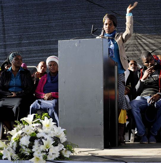 Families Those Who Were Killed Marikana Editorial Stock Photo - Stock ...