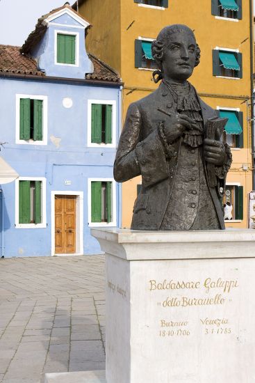 Baldassarre Galuppi Statue Venice Italy Editorial Stock Photo - Stock ...
