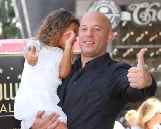 Vin Diesel His Daughter Hania Riley Editorial Stock Photo - Stock Image ...