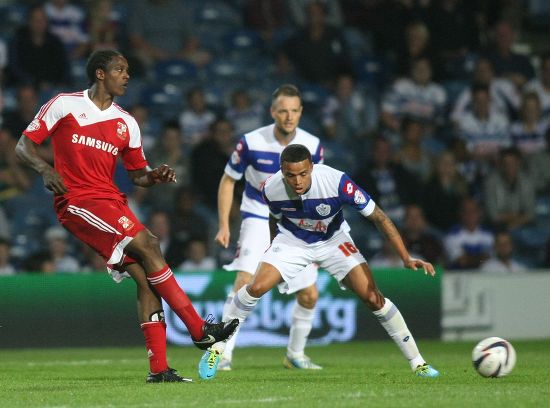 Swindon Towns Nile Ranger Queens Park Editorial Stock Photo - Stock ...