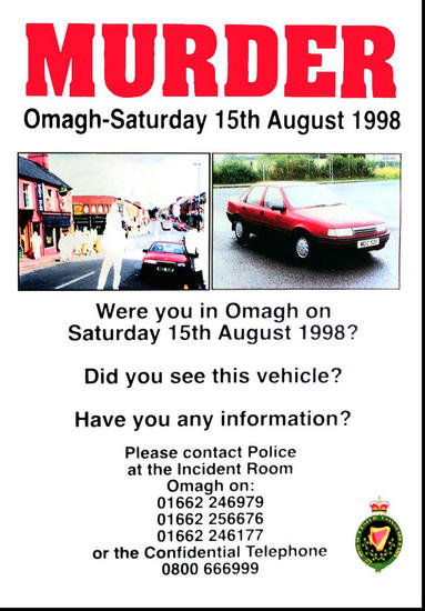 Poster Released By Ruc Car Bomb Editorial Stock Photo - Stock Image ...