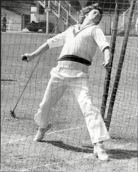 Australian Fast Bowler Jeff Thomson During Editorial Stock Photo ...