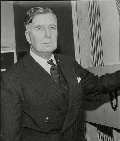 Sir Percy Sillitoe Chairman Security Express Editorial Stock Photo ...